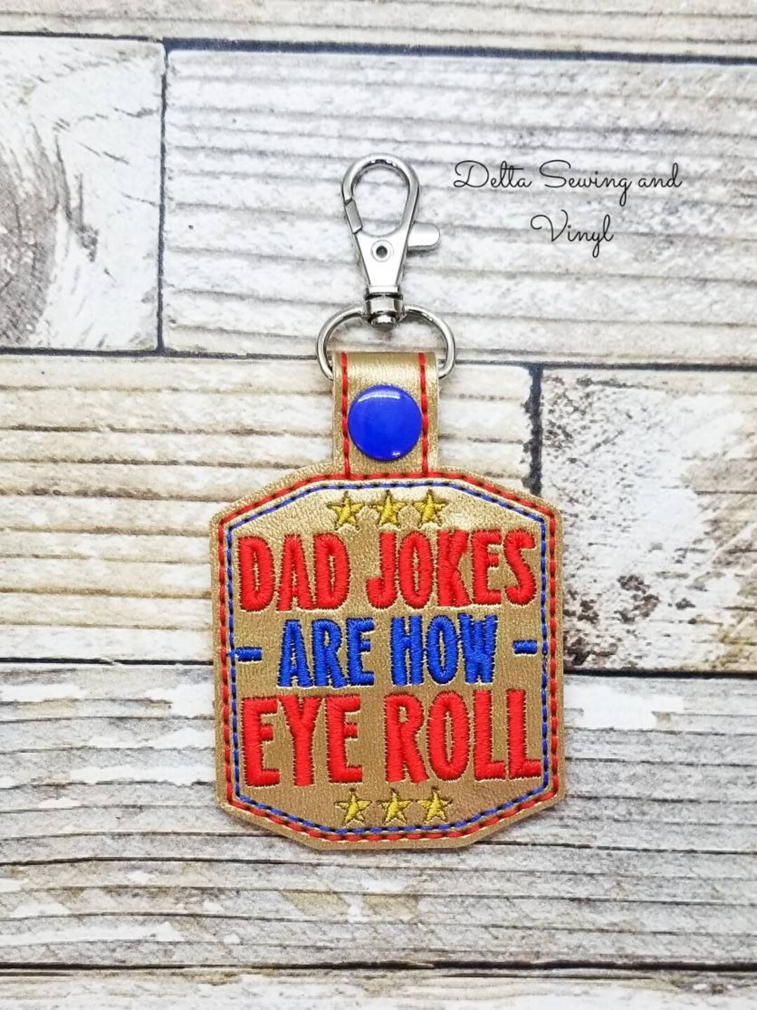 Dad Jokes Are How Eye Roll Keychain, Father's Day Keychain, Gift for ...