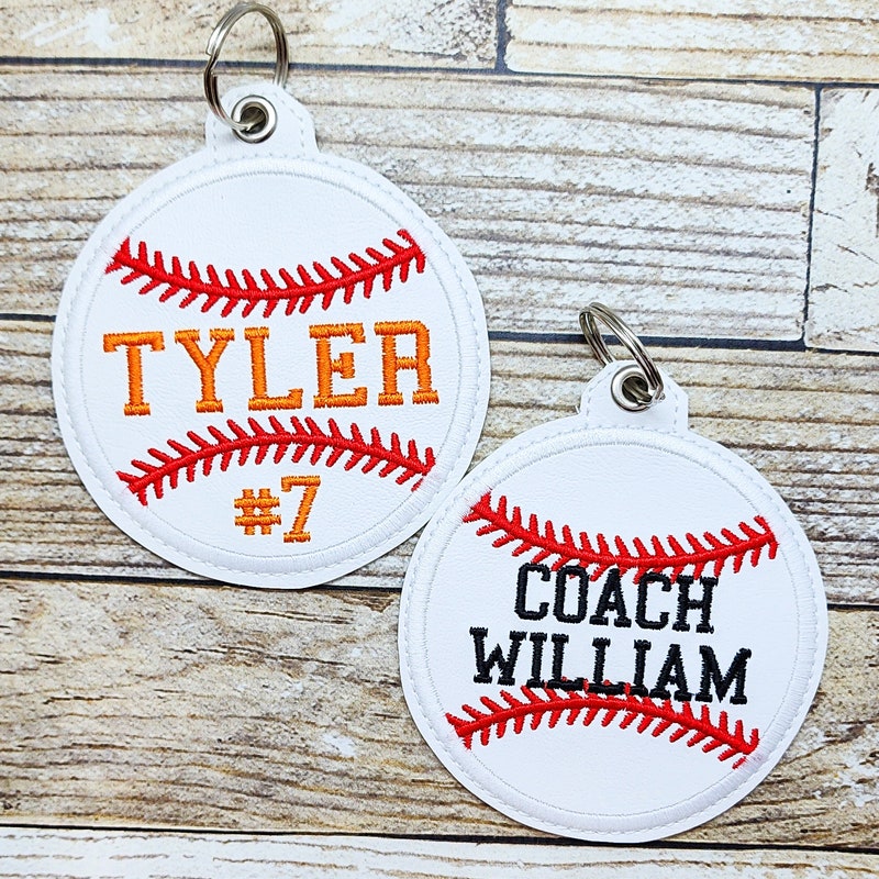 Baseball Bag Tags - Etsy