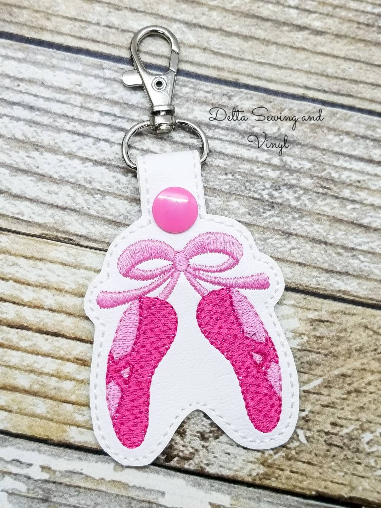 Ballet Keychain Dance Key Fob Ballet Dancer Bag Tag Ballet - Etsy