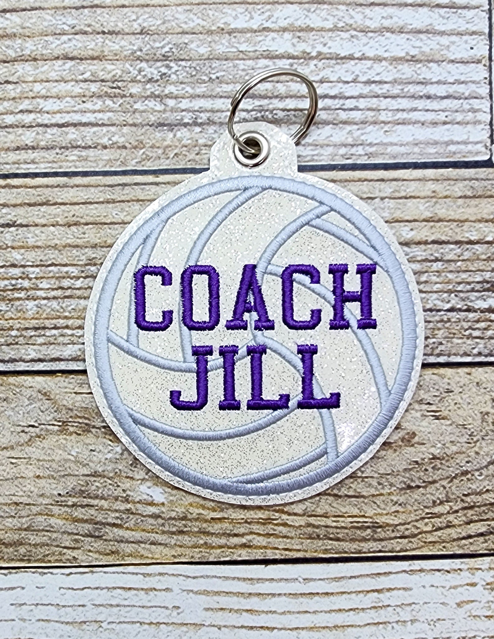 Volleyball Bag Tag, Volleyball Key Fob, Volleyball Team Accessory ...