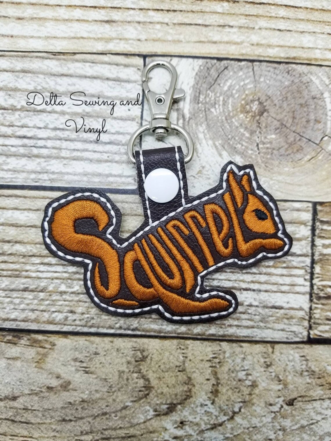 Squirrel Keychain Squirrel Key Fob Animal Zipper Pull - Etsy