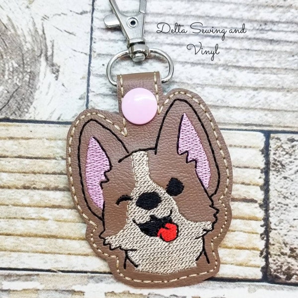 Corgi Keychain - Etsy