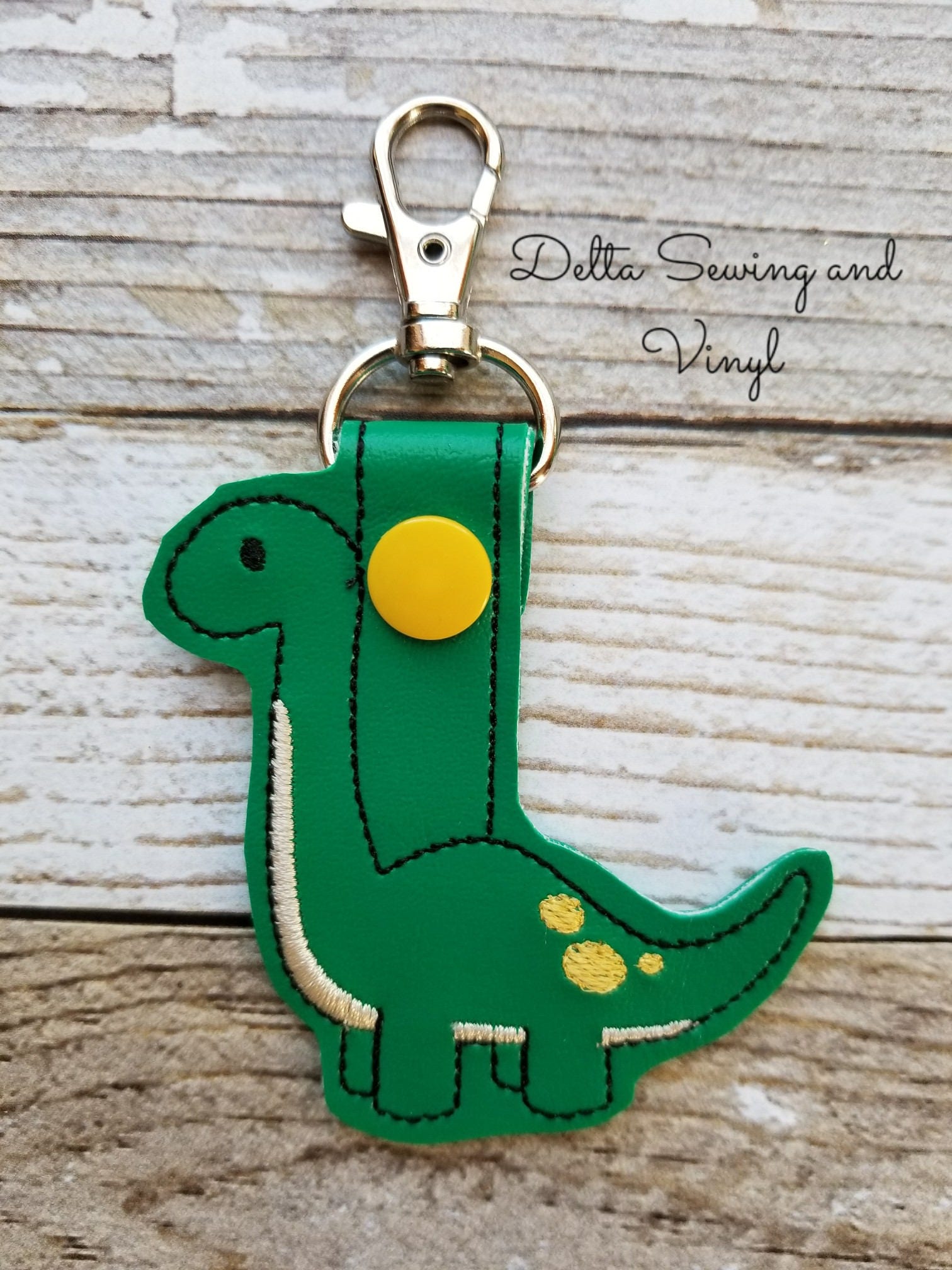 Dinosaur Keychain Dinosaur Snap Tab Dinosaur Key Fob | Etsy UK