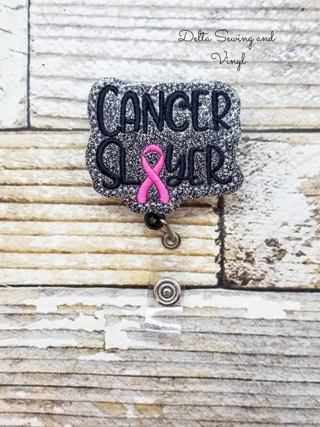 Cancer Awareness Ribbon Id Badge Reel, Oncology Nurse Work Badge ...