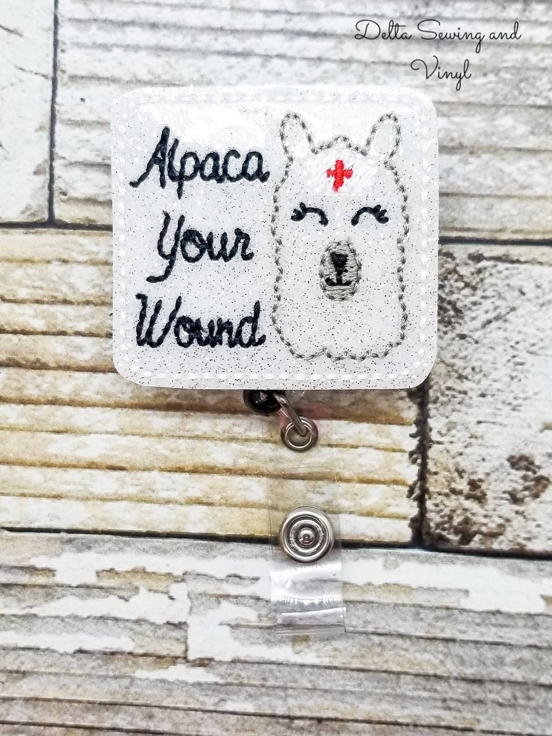 Alpaca Your Wound Id Badge Reel, Llama Badge Reel, Wound Nurse Badge ...