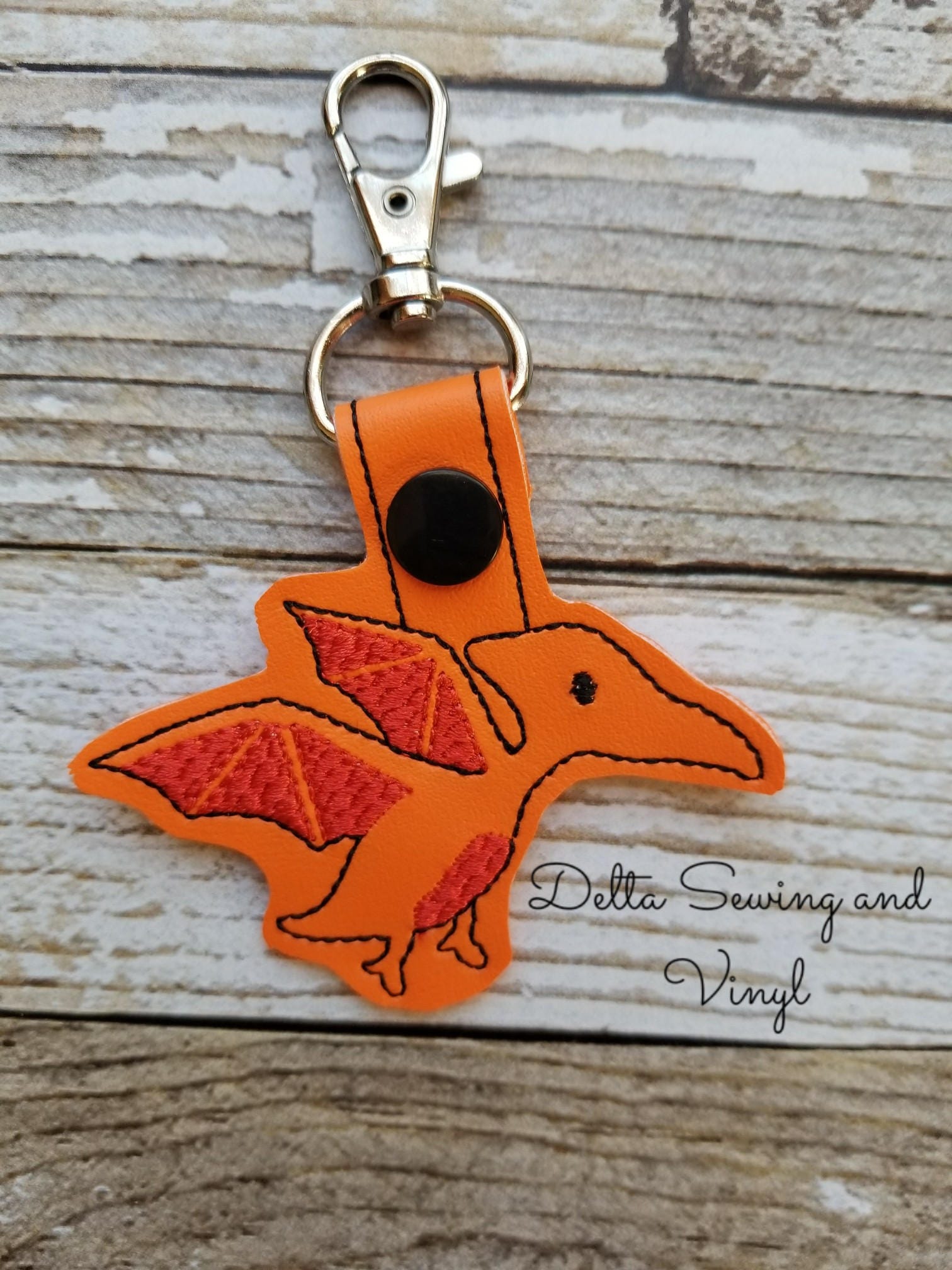 Dinosaur Keychain Dinosaur Snap Tab Dinosaur Key Fob | Etsy