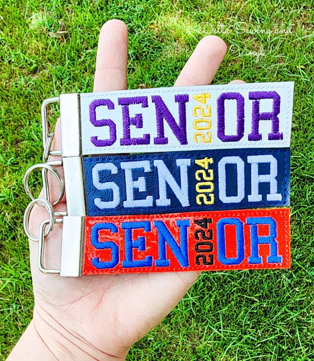 Senior Keychain, Class of 2024 Keychain, High School Senior Key Fob ...