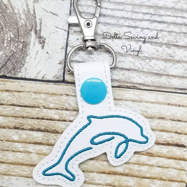 Dolphin Keychain - Etsy