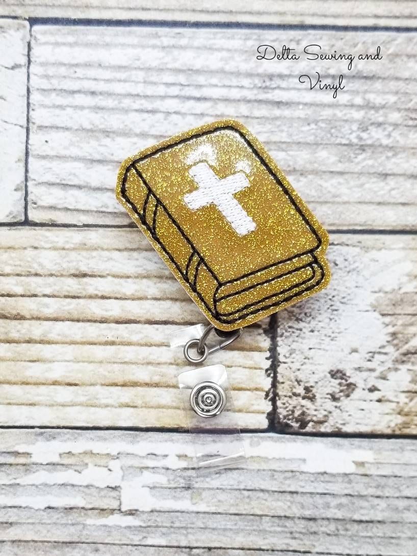 Holy Bible Id Badge Reel Exercise Faith Badge Christian Work - Etsy