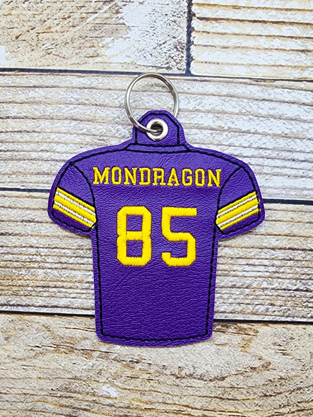 Football Bag Tag, Football Team Keychain, Football Team, Football Bag ...