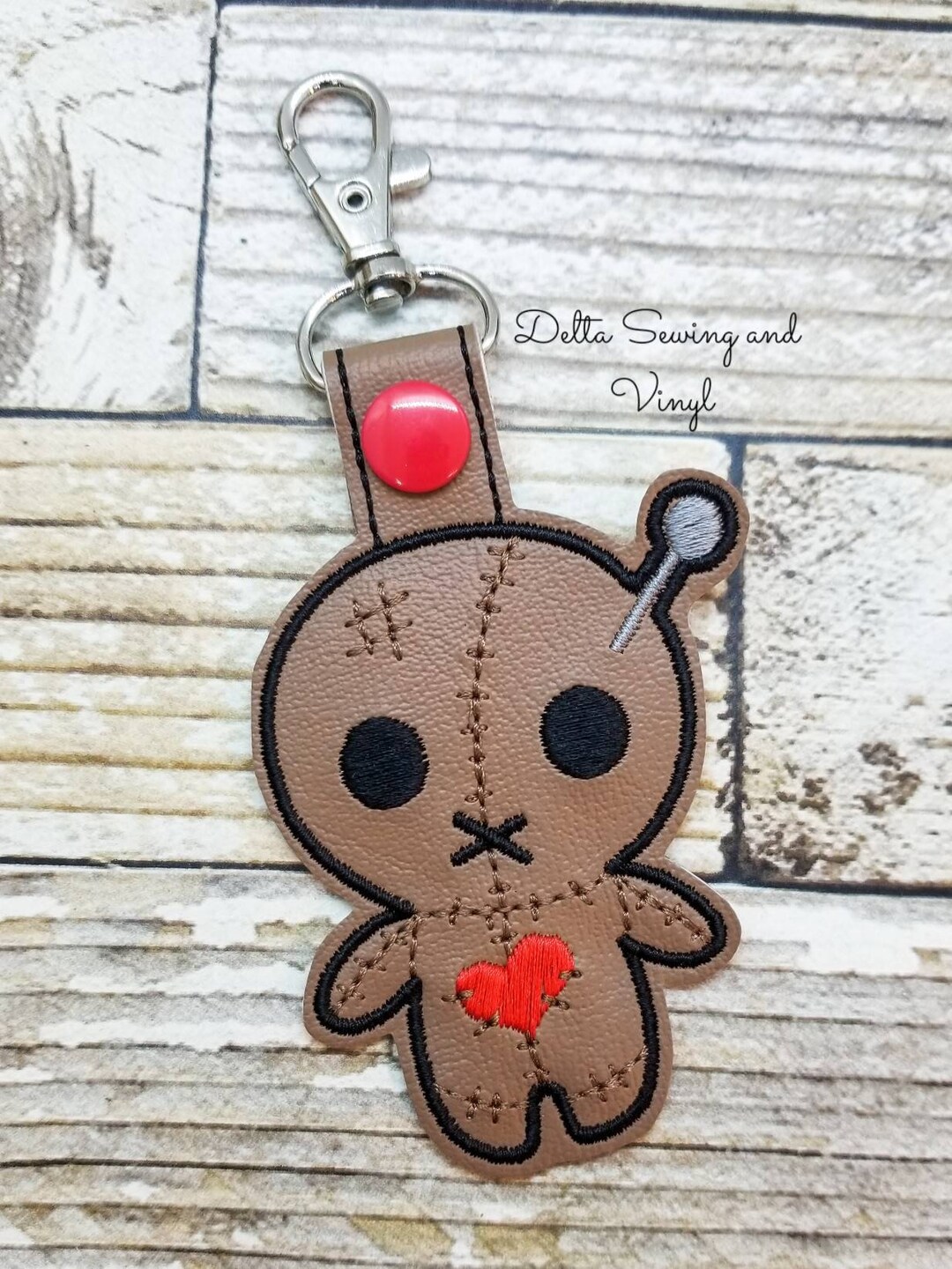 Voodoo Doll Keychain, Voodoo Key Fob, Doll Zipper Pull - Etsy