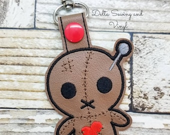 Voodoo Doll Keychain - Etsy