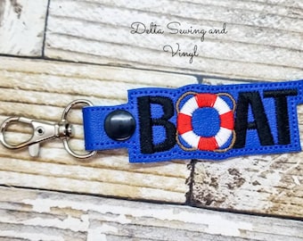 Pontoon Boat Keychain - Etsy