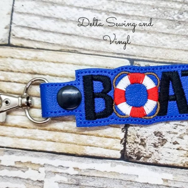 Boat Keychain - Etsy