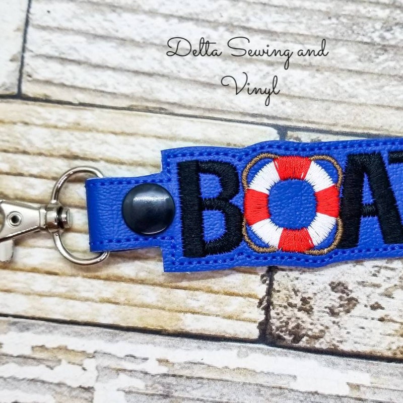 Boat Keychain - Etsy