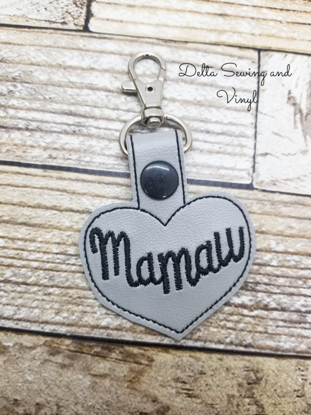 Mamaw Keychain, Mamaw Snap Tab, Mamaw Key Fob, Mamaw Charm, Grandmother ...