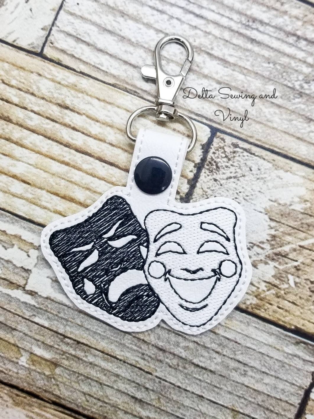 Drama Masks Keychain Drama Teacher Gift Theater Key Fob - Etsy