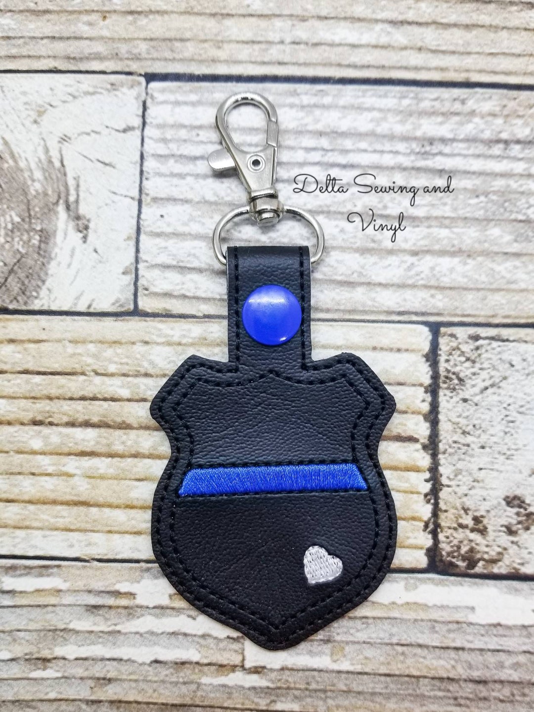 Police Badge Keychain, Police Key Fob, LEO Keychain, Officer Key Fob - Etsy