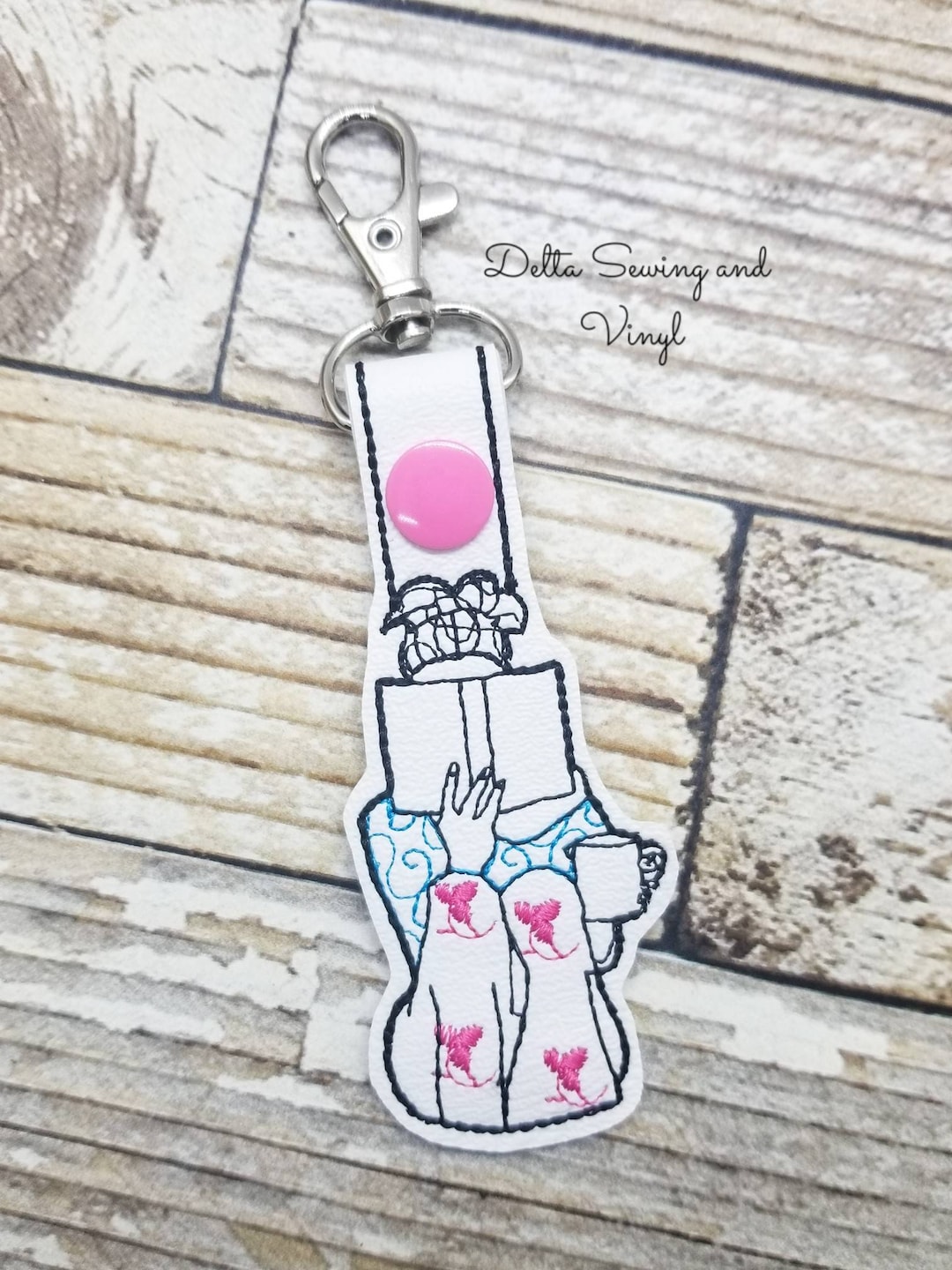 Reading Keychain, Girl Reading a Book Key Fob, Coffee Keychain - Etsy