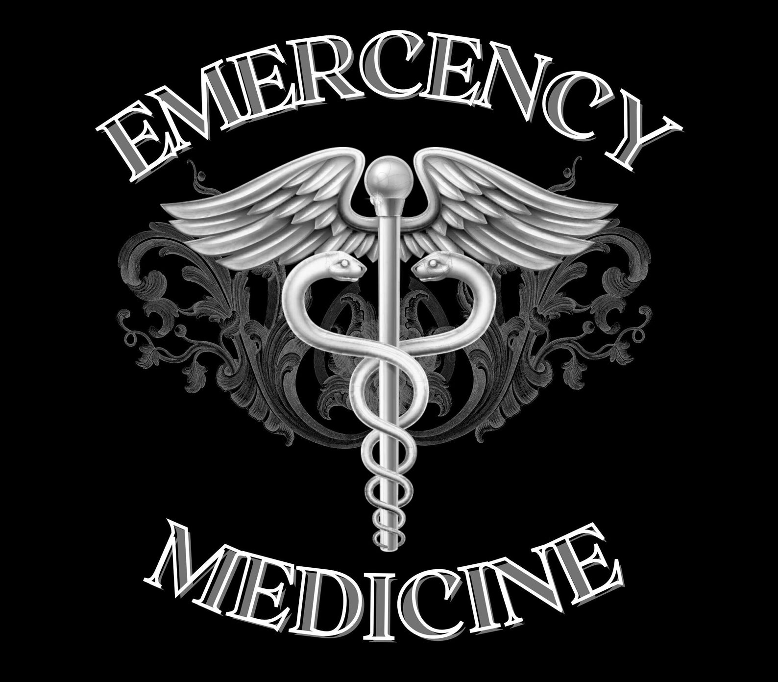 Nurse Caduceus Snake on Pole Png Download Emergency Room - Etsy