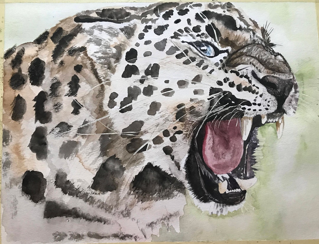 Jaguar, Biggest Cat in North America Watercolor Print - Etsy