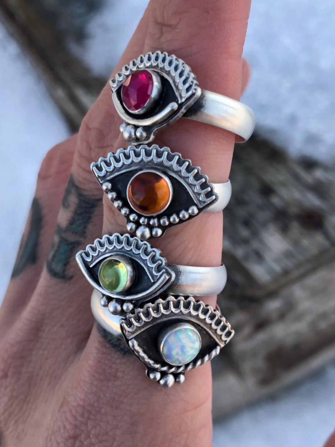 Third Eye/ Handmade/ Sterling Silver/ Ring - Etsy