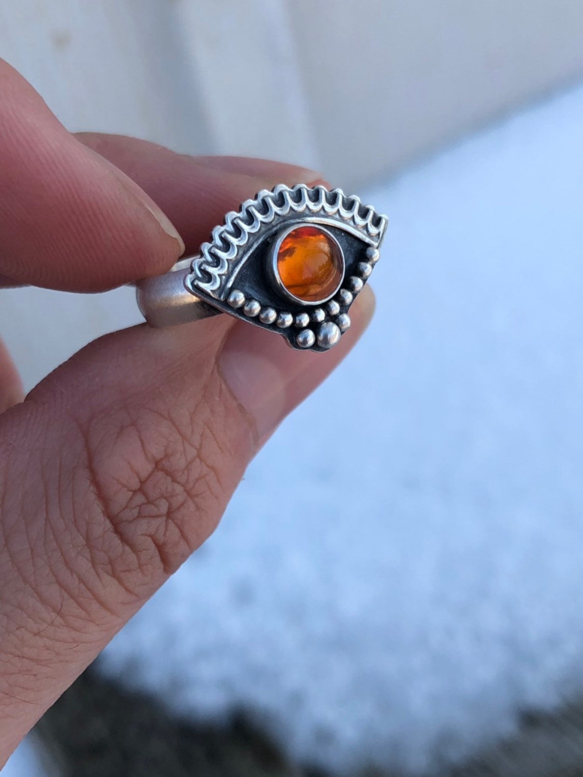 Third Eye/ Handmade/ Sterling Silver/ Ring - Etsy