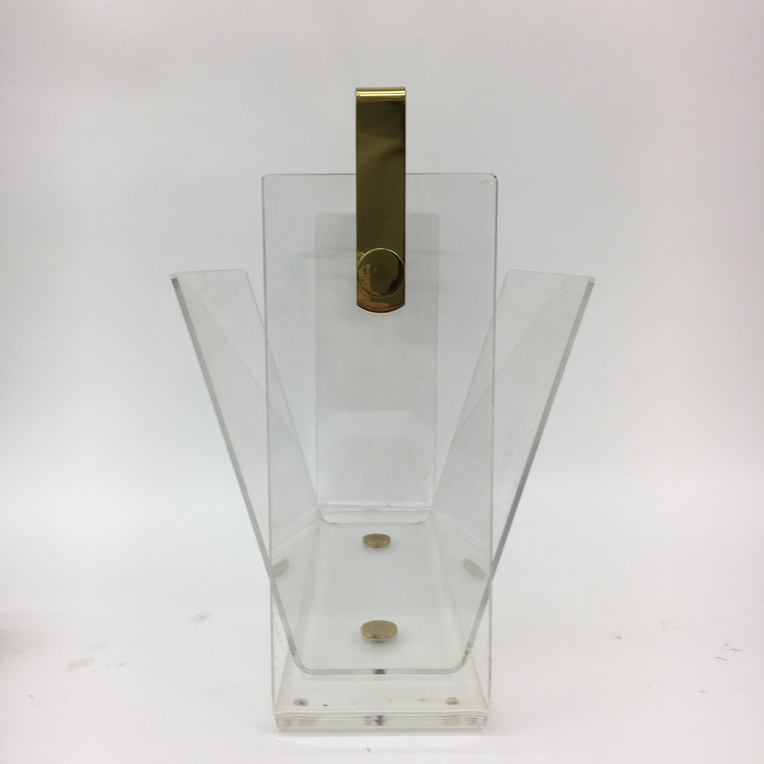 Mid-century David Lange Magazine Rack Lucite 1970s - Etsy