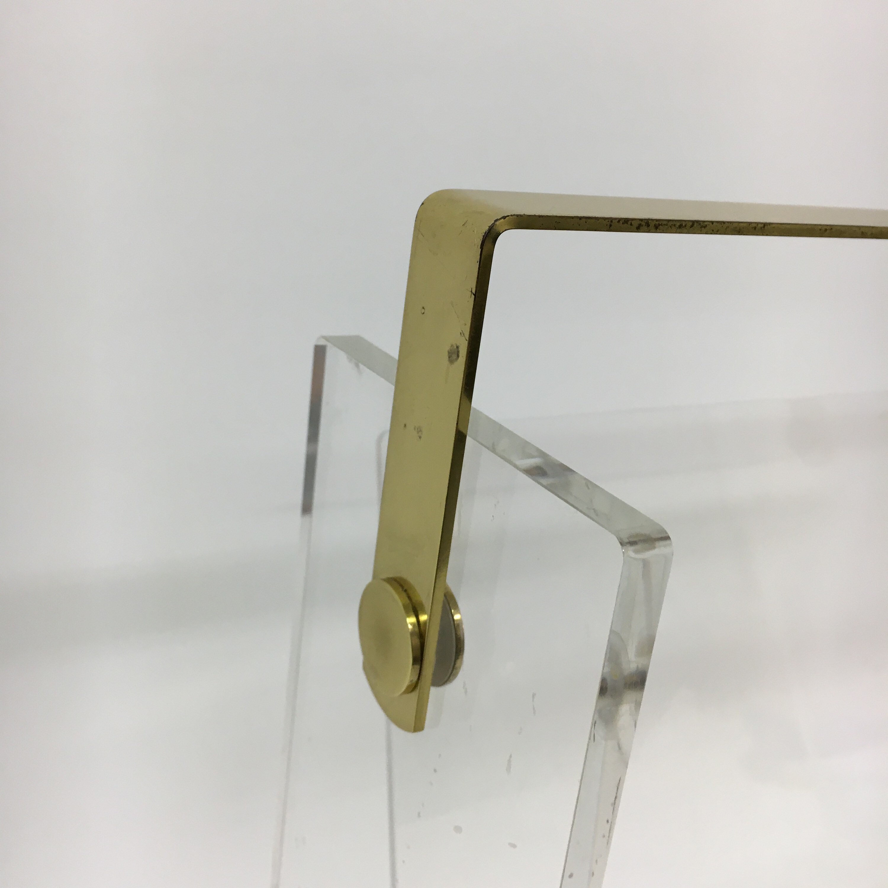 Mid-century David Lange Magazine Rack Lucite 1970s - Etsy