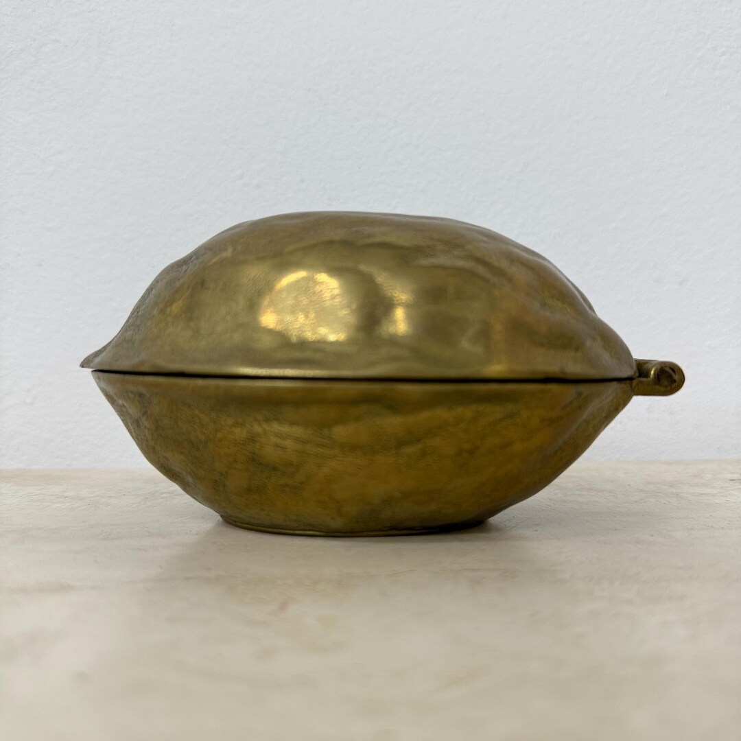 Brass Walnut Shaped Nut Cracker, 1970's - Etsy