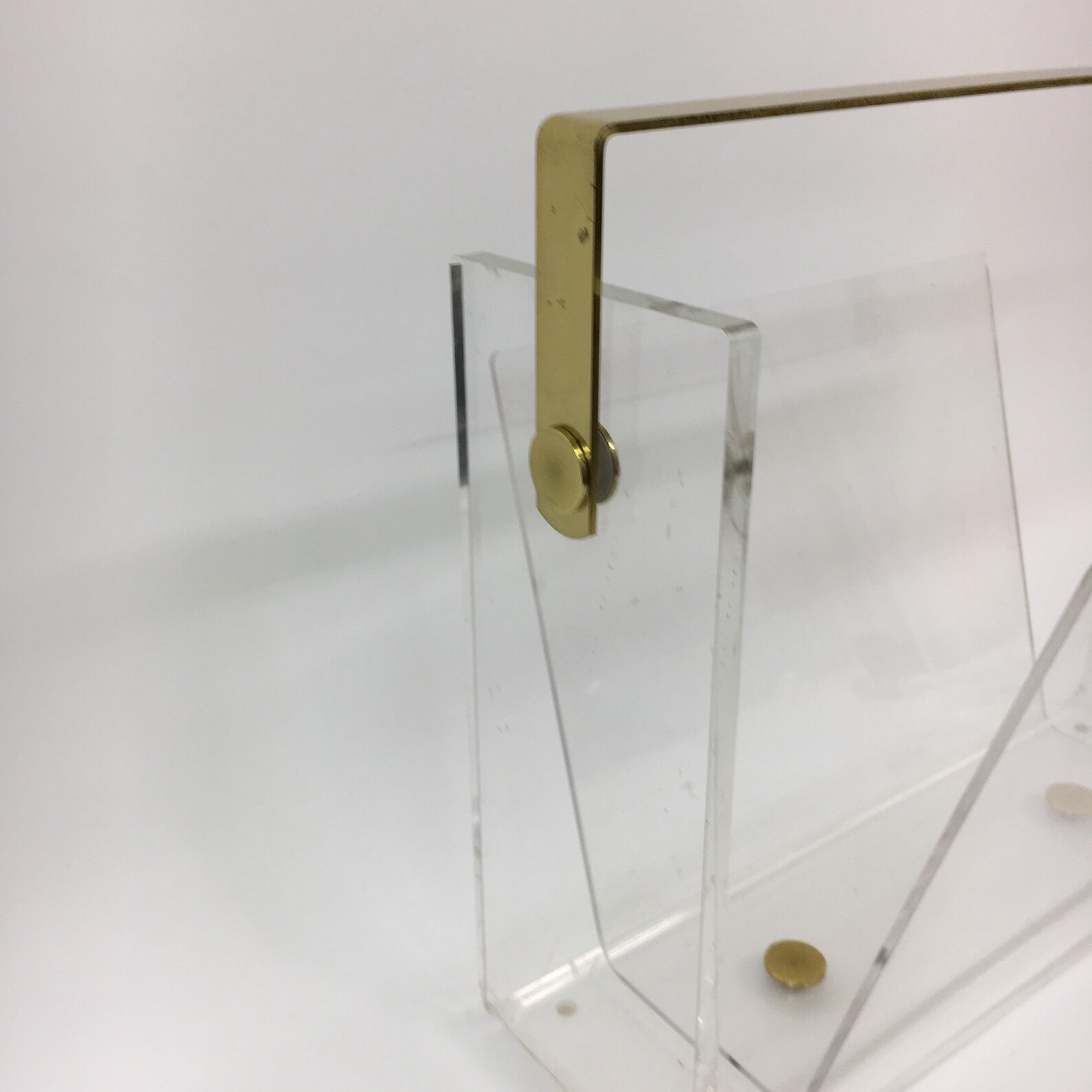 Mid-century David Lange Magazine Rack Lucite 1970s | Etsy