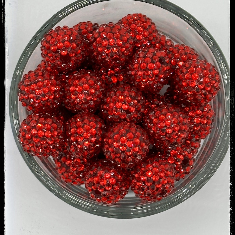 Rhinestone Beads - Etsy