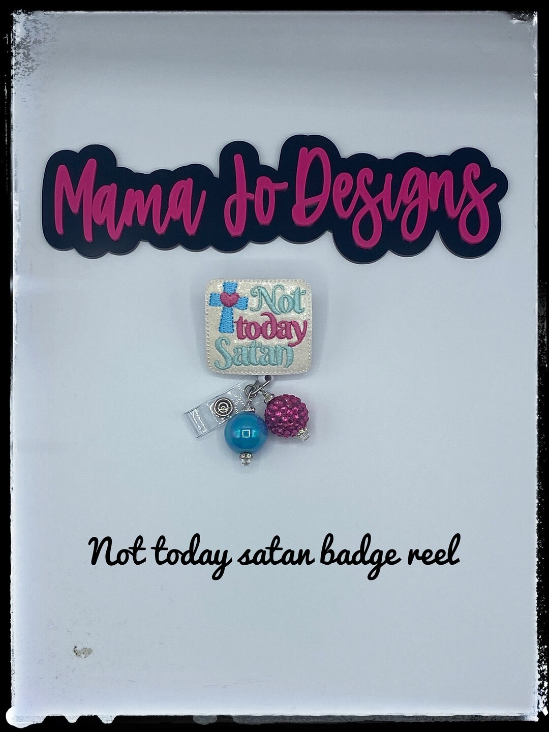 Not Today Satan Badge Reel - Etsy Australia