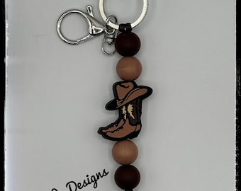 Western Keychain - Etsy