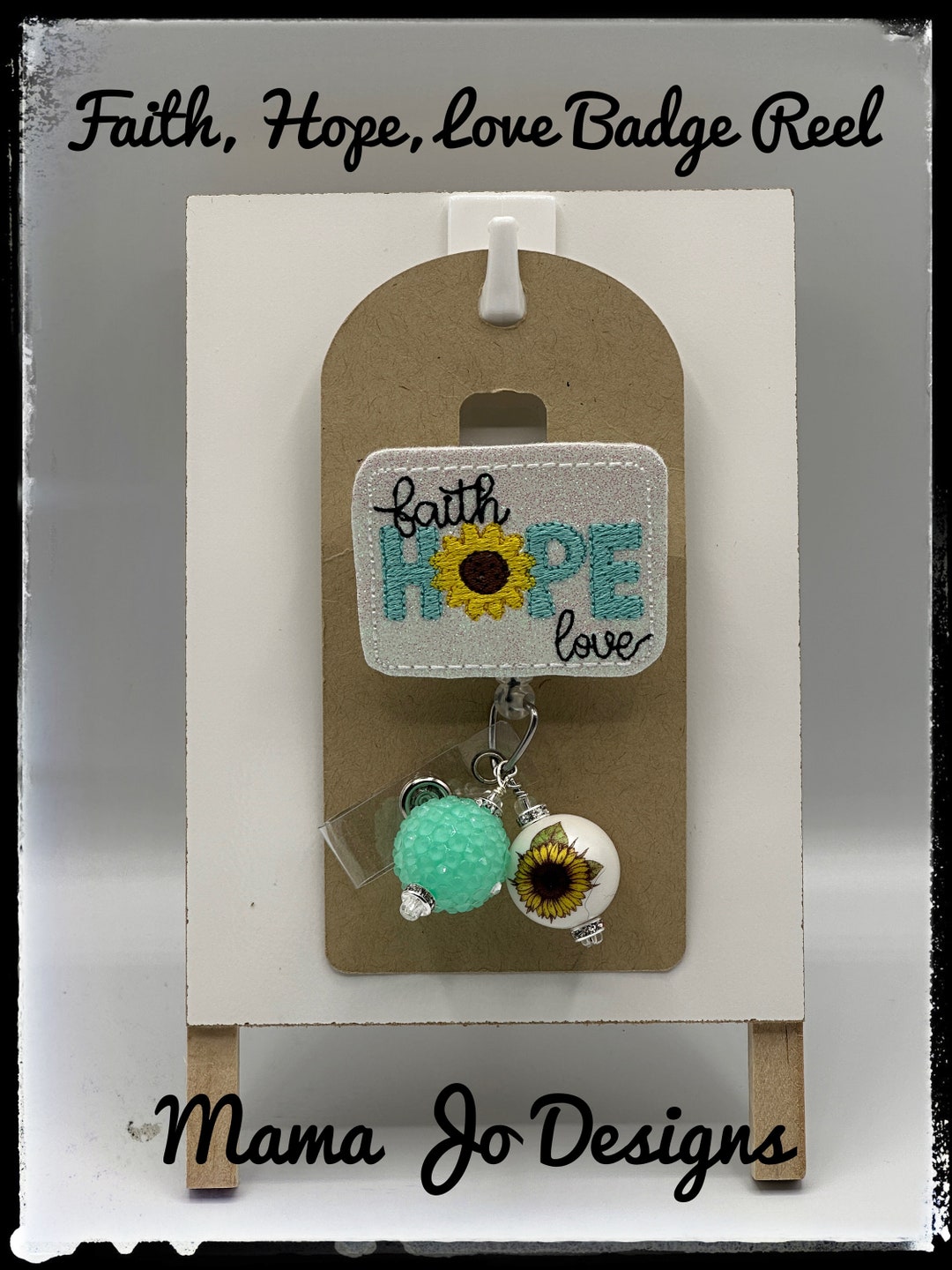 Faith Hope Love Badge Reel - Etsy