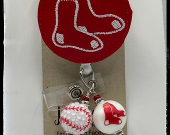 Boston Red Sox Retractable Badge Reel - Etsy