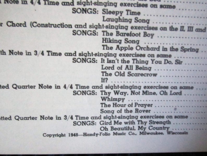 Vintage 1948 "sing and Learn Music" Songbook - Etsy
