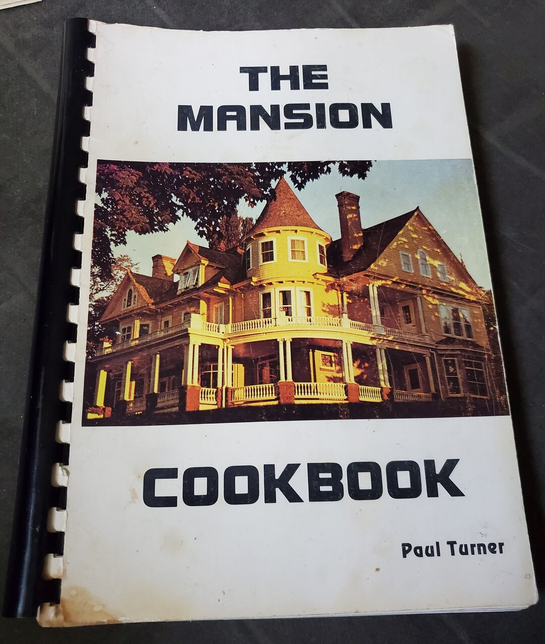 Vintage Mansion Cookbook, Signed by Author Paul Turner, Superior ...