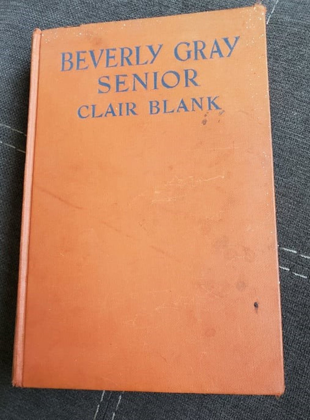 Vintage Book, "beverly Gray, Senior" by Clair Blank, Copyright 1934 - Etsy