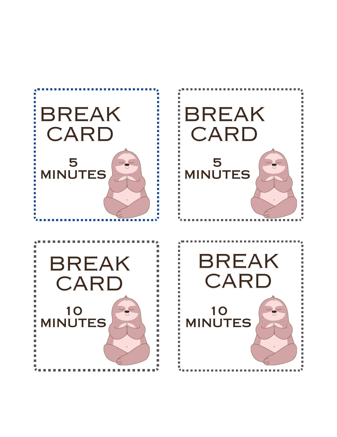 Break Cards - Etsy