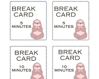 Break Cards - Etsy
