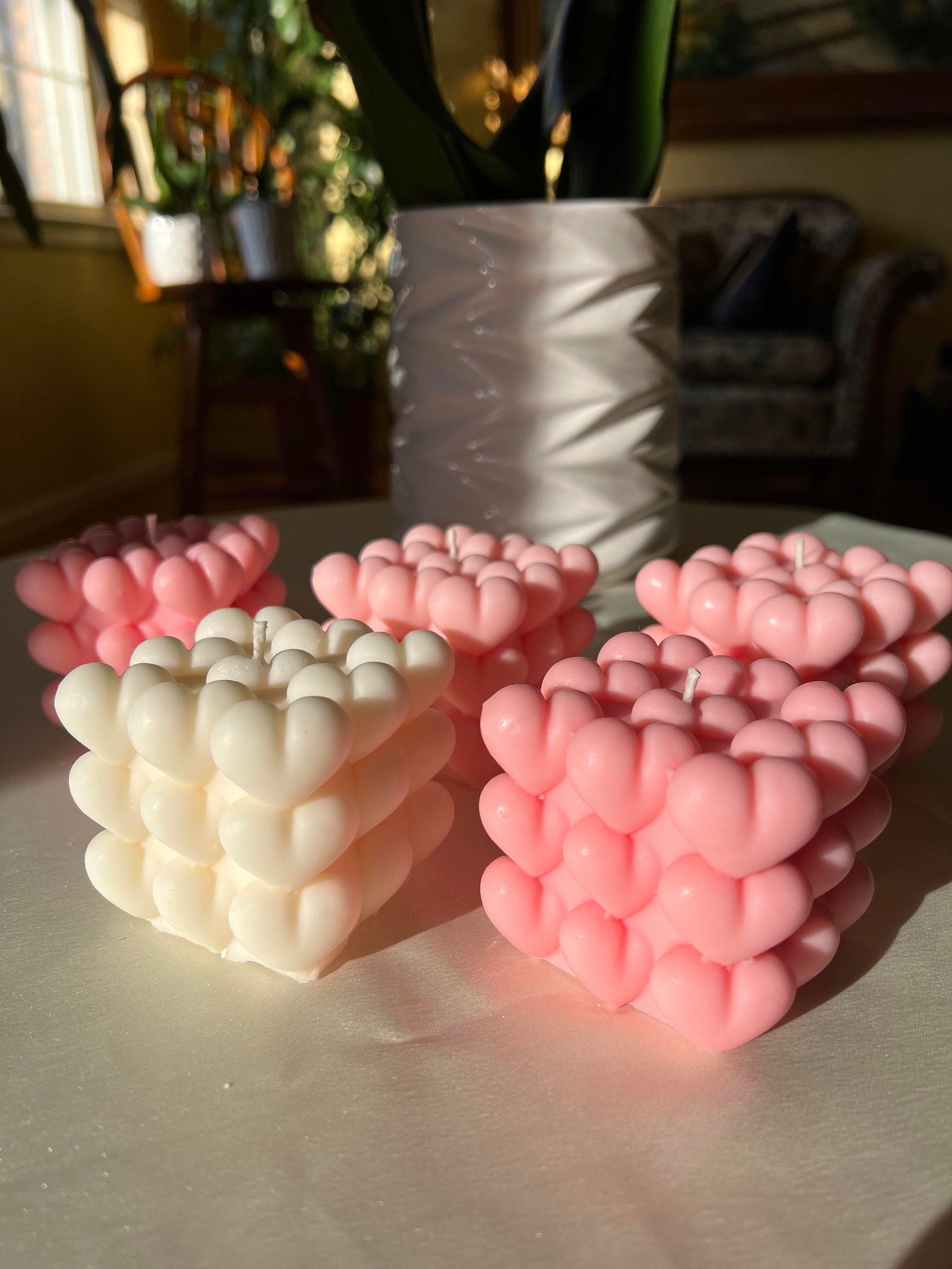 Cube Candle, Heart Candle, Barbie, Barbie Aesthetic, Pink Decor, Barbie ...