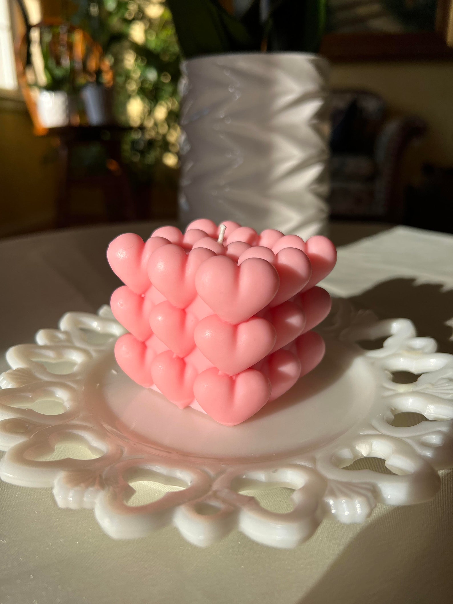 Cube Candle, Heart Candle, Barbie, Barbie Aesthetic, Pink Decor, Barbie ...