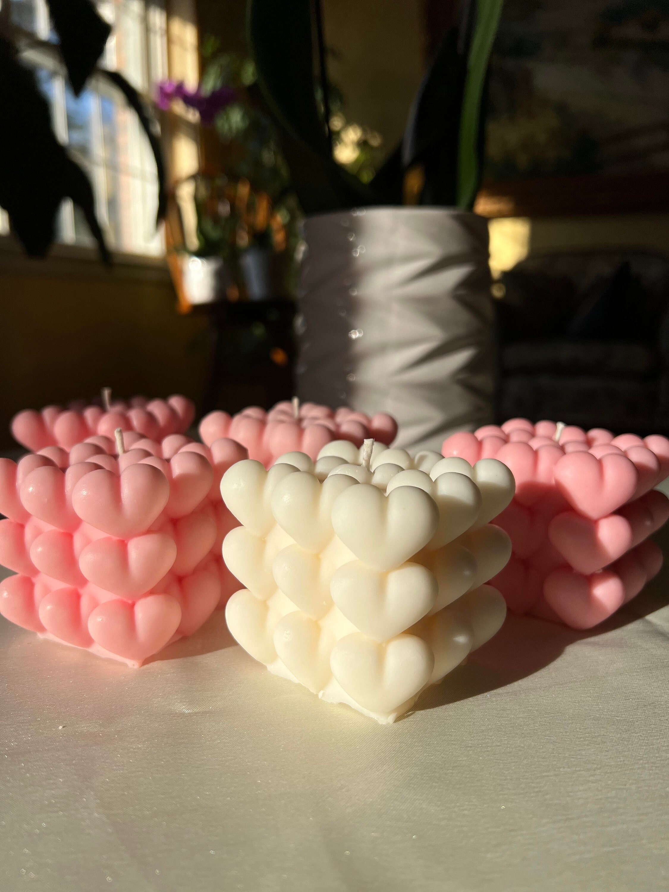 Cube Candle, Heart Candle, Barbie, Barbie Aesthetic, Pink Decor, Barbie ...