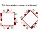 Blush and Burgundy Frames and Wreaths, Floral Frames, Crystal Frames ...