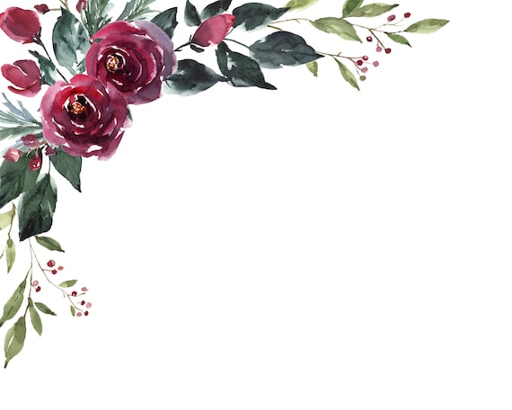 Dazzling 500+ Transparent Background Wedding Burgundy Floral Png ...