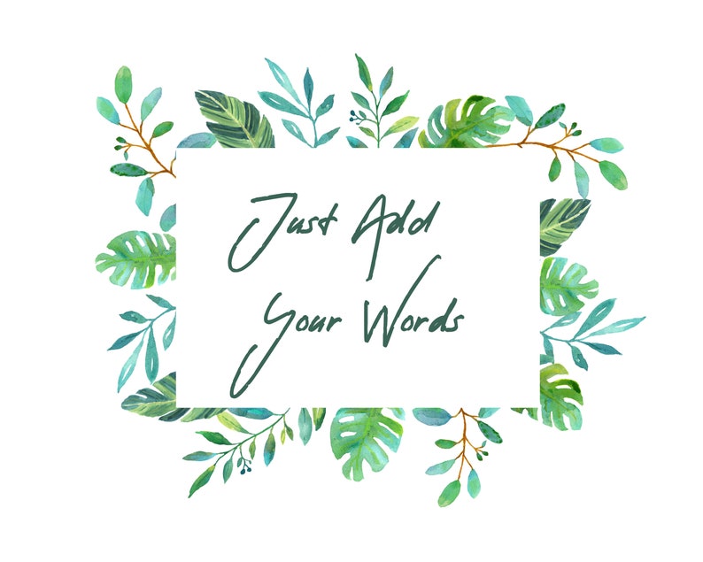 Tropical Island Frames and Wreaths Set 10 Floral Frames and - Etsy