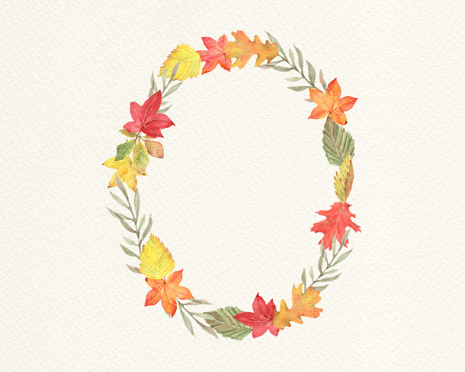 Favorite Fall Things, Watercolor Clip Art, Fall Leaves, Acorns, Pumpkin ...