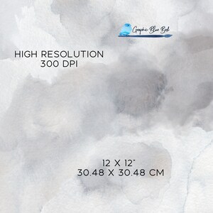 Watercolor Background, Shades of Grey, Watercolor Texture, Digital ...