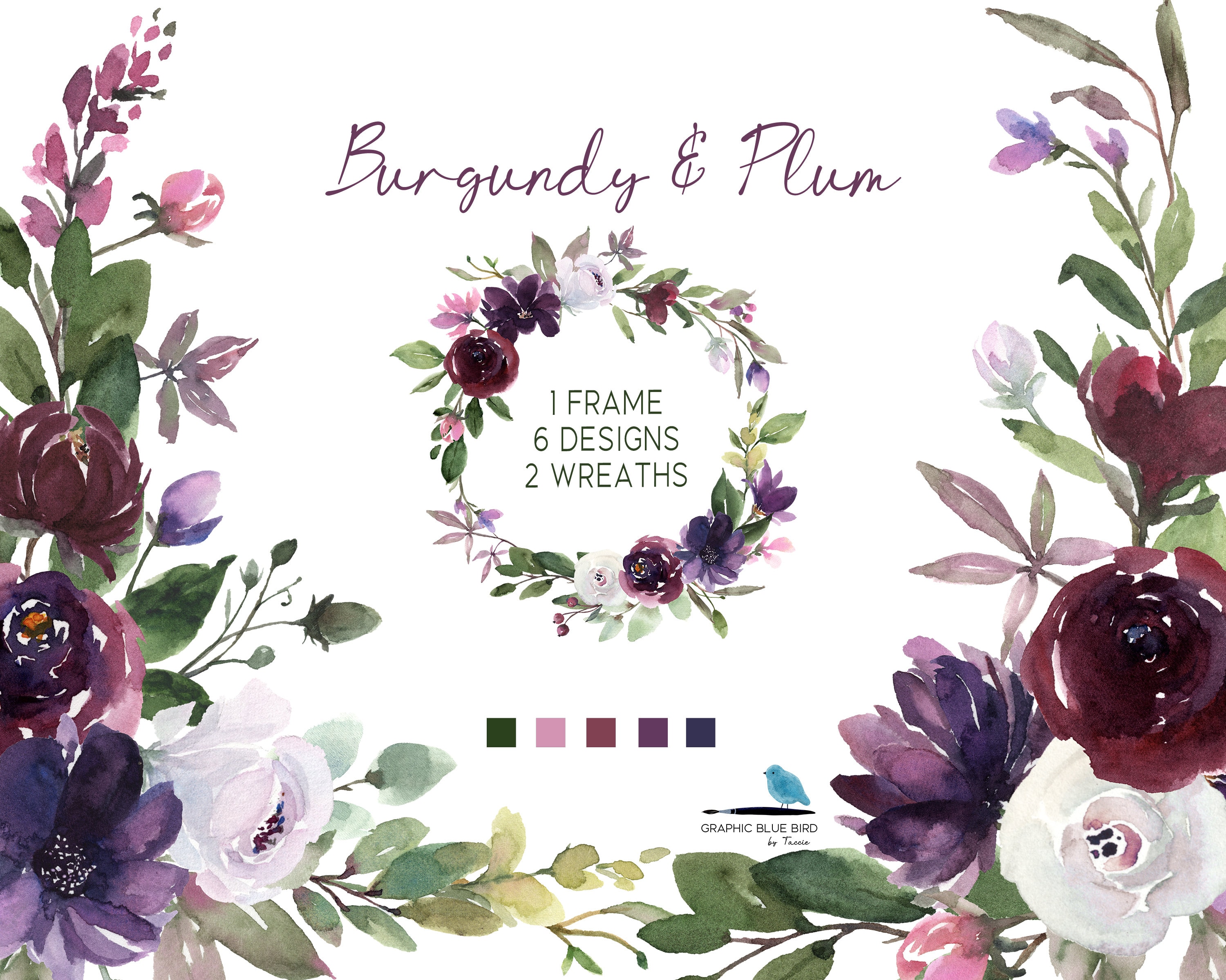 Plum Flower Clipart
